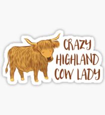 Highland Cow Stickers | Redbubble