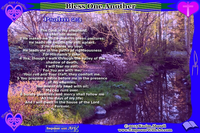 23RD PSALM By Empowerwithart Redbubble 23rd-psalm-by-empowerwithart-redbubble