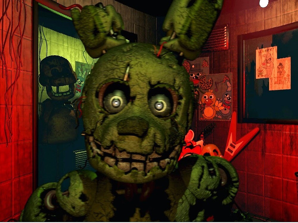 Springtrap Jumpscare Five Night S At Freddy S By Springlocksuit