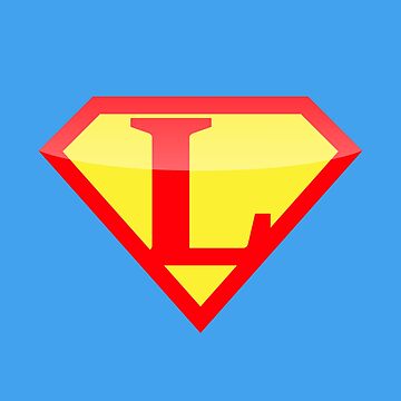 Pegatina for Sale con la obra «Símbolo de superhéroe. Logotipo de la ...