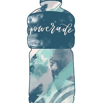"blue & tan powerade " Sticker for Sale by hopejoyx | Redbubble
