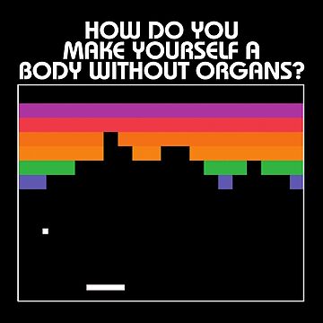 "8-bit Body Without Organs" Spiral Notebook for Sale by Crit Drip ...