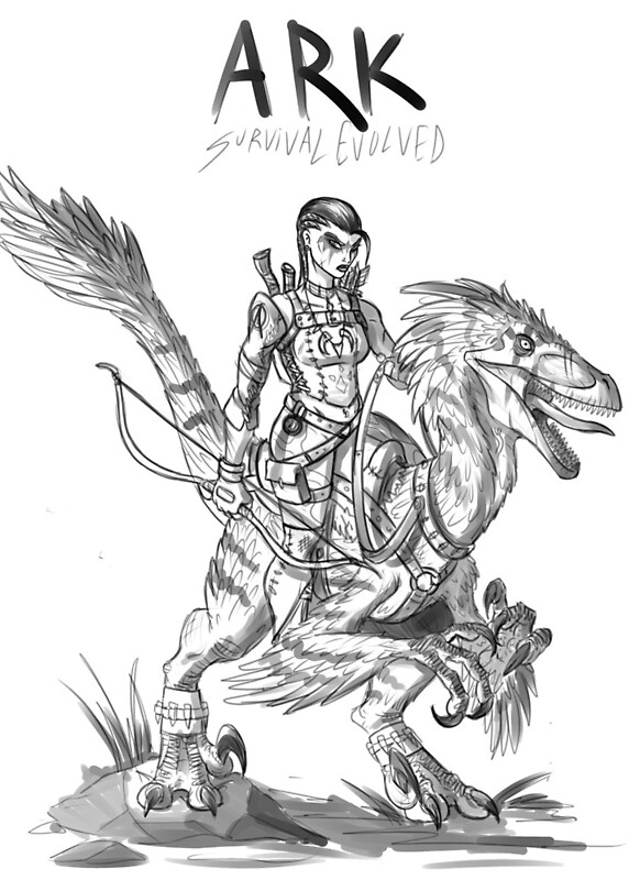"ARK: Survival Evolved Fan Art" by Danny Devoi (Easy.) | Redbubble