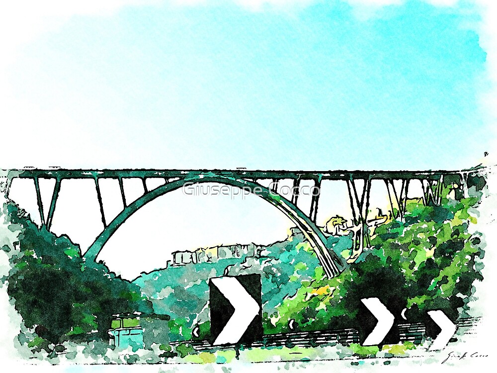 "Catanzaro: Morandi bridge" by Giuseppe Cocco | Redbubble