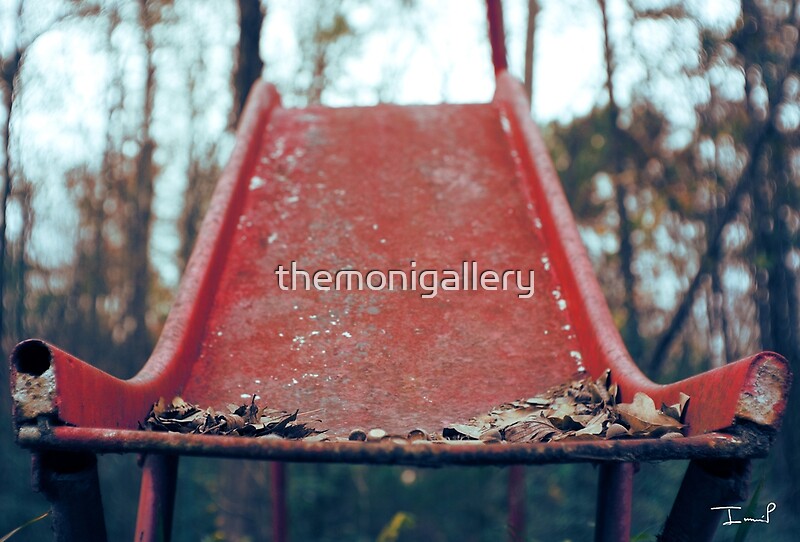 "Rusty Slide" by maddmoniart | Redbubble