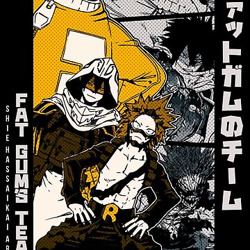 "Fat gum's Team || Manga Panel Design ||GR||" Essential T-Shirt for ...