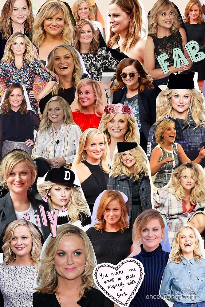 "Amy Poehler Collage" by onceuponadesign | Redbubble