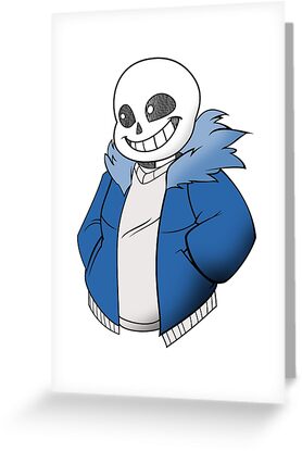 "Undertale Sans! Vector" Greeting Cards by Hansbald | Redbubble