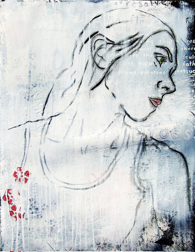 "Poems, Potatoes - (self portrait - homage to Sylvia Plath)" by Simone ...