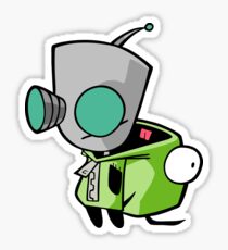 Invader Zim Stickers | Redbubble