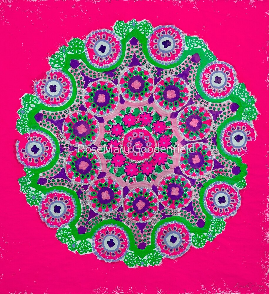 "Doily Joy Mandala- Pure Joy" by Auna Salomé | Redbubble