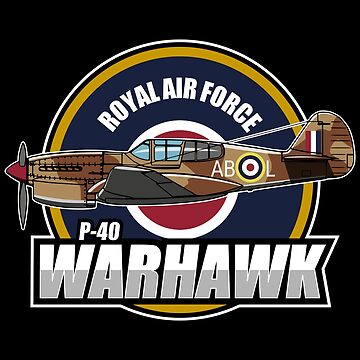 " RAF P-40 Warhawk" Sticker for Sale by TGStudios | Redbubble