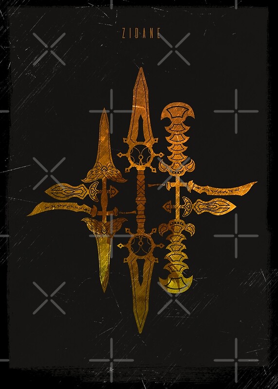 "Zidane - Thief Swords" by Hypertwenty Designs | Redbubble