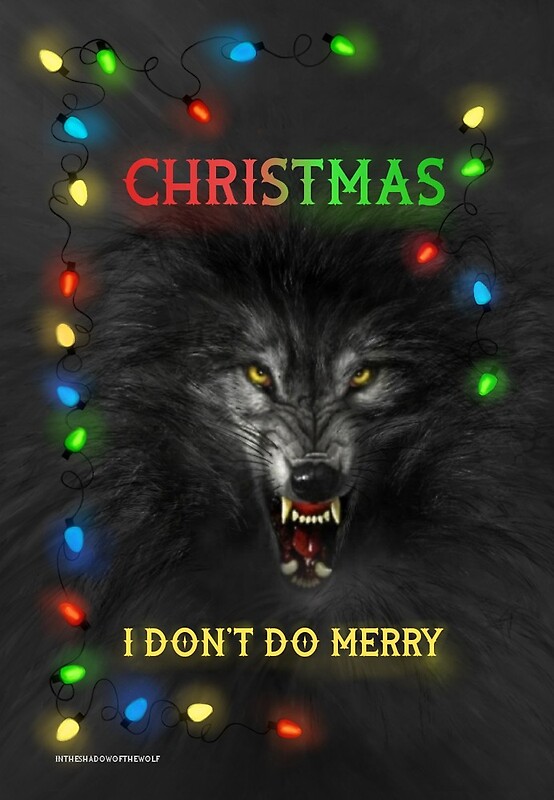"Merry Christmas Werewolf" by WolfShadow27 | Redbubble