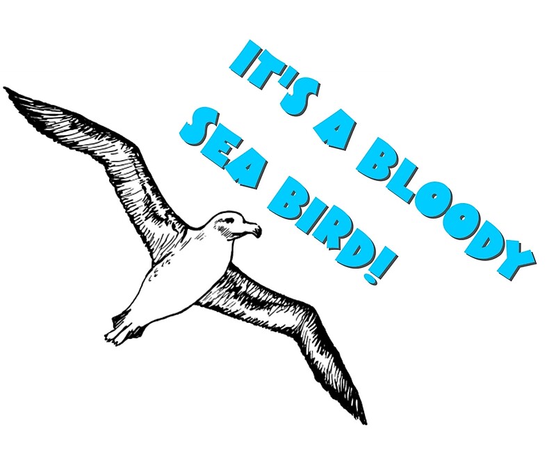 "Monty Python Albatross - It's a Bloody Seabird!" by Eccentrica | Redbubble