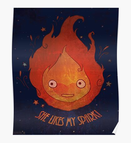 Calcifer Posters | Redbubble