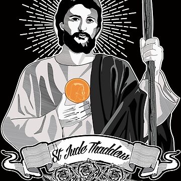 "ST. JUDE THADDEUS - Patron Saint of Impossible causes" Sticker for Sale by Obedience Exalted ...