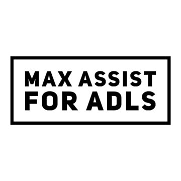 "Max Assist for ADLs" Sticker for Sale by TheOTwardrobe | Redbubble