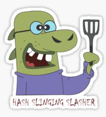The Hash Slinging Slasher: Stickers | Redbubble