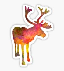 Reindeer Stickers | Redbubble