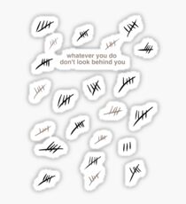 Tally Marks Stickers | Redbubble