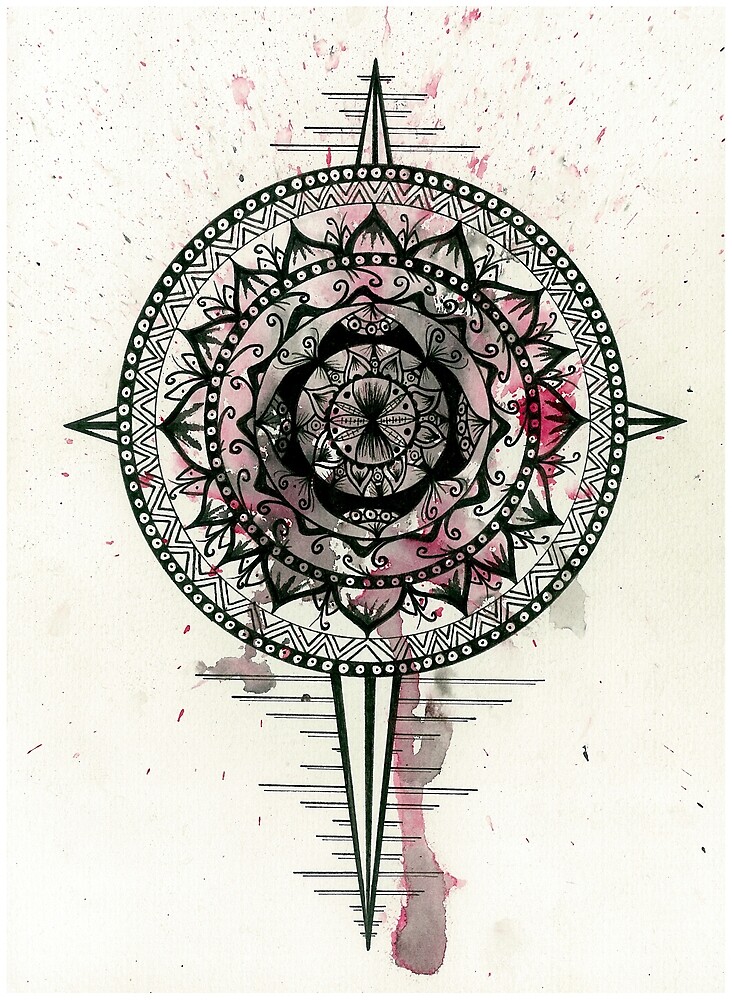 "Mandala Compass" by LASampson | Redbubble