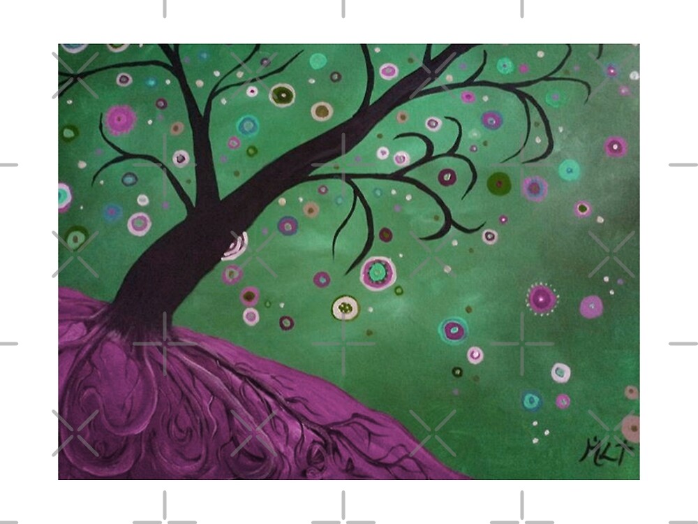 "Magical Mystical Tree Purple" by manderlaydreams | Redbubble
