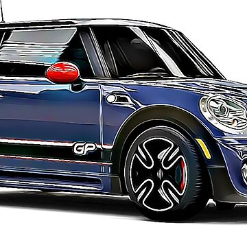 Grafik T-Shirt for Sale mit "Mini GP Cartoon" von Auto-Prints | Redbubble