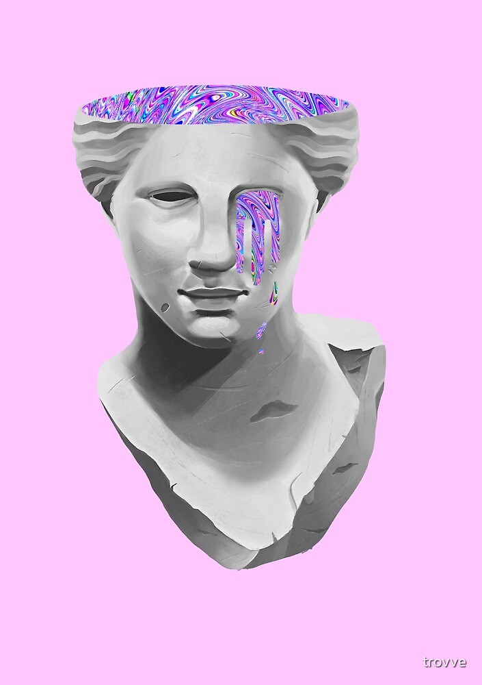 "Aesthetic Head" by trovve | Redbubble