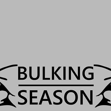 "Bulking Season" Sticker for Sale by n0madd | Redbubble