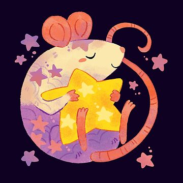 "Galaxy Mouse Holding A Star" Sticker for Sale by michelledraws | Redbubble