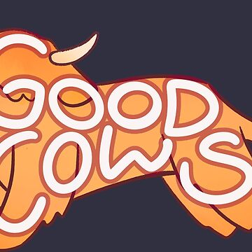 "Good Cows" Sticker for Sale by rollingtape | Redbubble