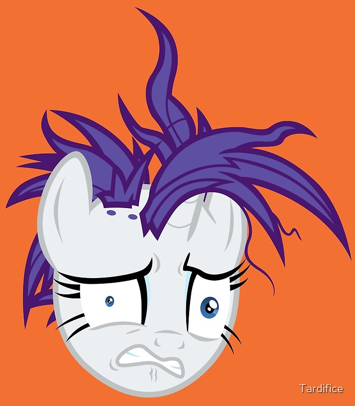 "Rarity having a nervous breakdown" by Tardifice | Redbubble