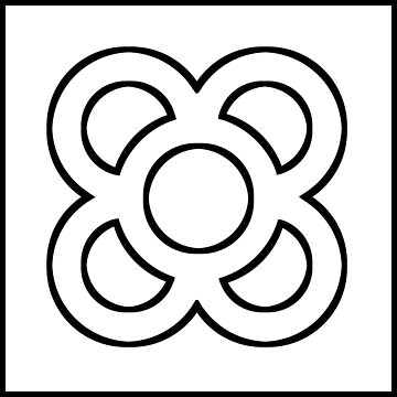 Pegatinaundefined con la obra «Flor de Barcelona» de BCNstore | Redbubble