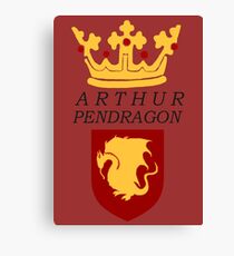 Pendragon Crest Canvas Prints | Redbubble