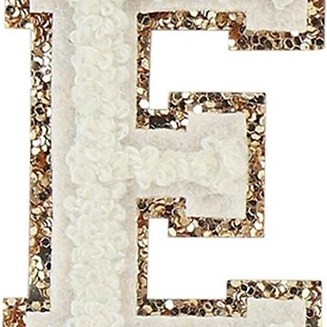 "Preppy White Varsity Letter E" Sticker for Sale by ktp100 | Redbubble