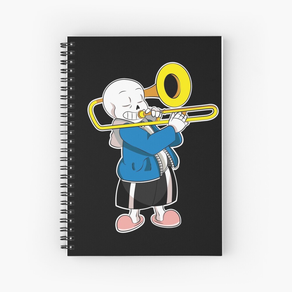 "Undertale Sans" Spiral Notebook by ZARIAA | Redbubble