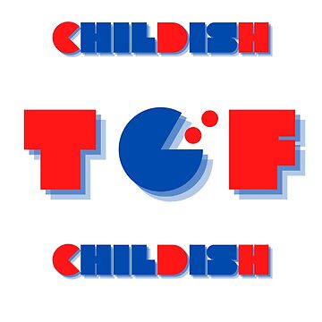 "TGF Childish" Mask for Sale by alexstylec | Redbubble