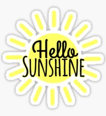 Hello Sunshine Stickers | Redbubble