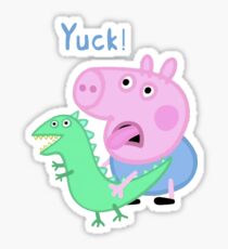 George Pig Stickers | Redbubble