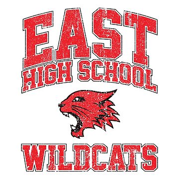 "East High School Wildcats (Variant)" Sticker for Sale by huckblade ...
