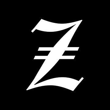 "Z – Old English Initial White Letter Z" Cap for Sale by Typeglyphs ...
