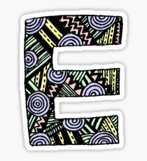 Letter E: Stickers | Redbubble