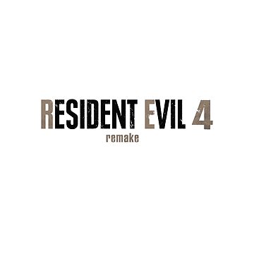 "Resident Evil 4 Remake Logo" Sticker for Sale by MammothTank | Redbubble