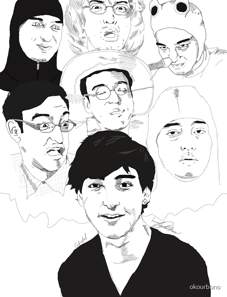 "Filthy Frank Sketch Art" by okourbono | Redbubble