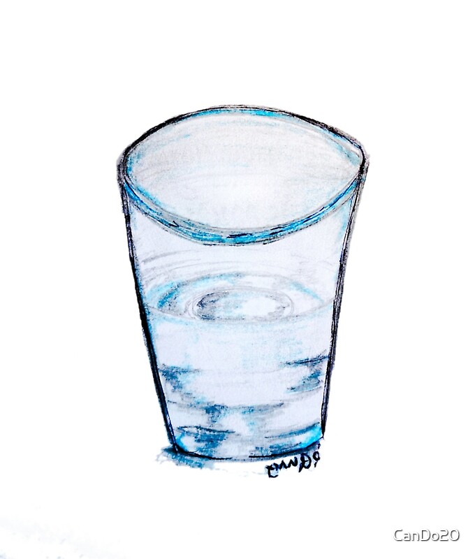 "Water Glass Design" by CanDo20 | Redbubble