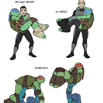 "Lifting Chart - TMNT (+genderbend)" Poster for Sale by WinterHeath ...