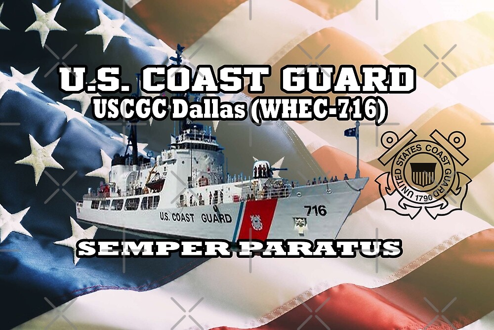 "U.S. Coast Guard USCGC Dallas (WHEC-716)" by Michael Branco | Redbubble