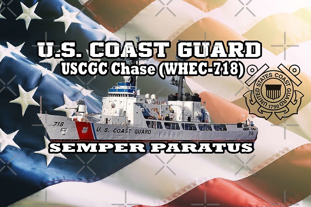 "U.S. Coast Guard USCGC Chase (WHEC-718)" by Michael Branco | Redbubble