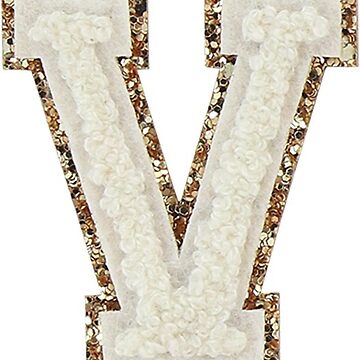 "Preppy White Varsity Letter V" Sticker for Sale by ktp100 | Redbubble